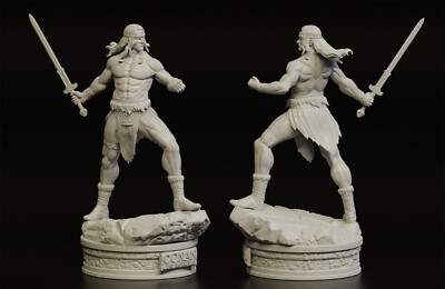 Conan the Conqueror Resin Sculpture Statue Model Kit Unpainted ...
