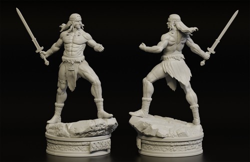 Conan the Conqueror Resin Sculpture Statue Model Kit Unpainted ...