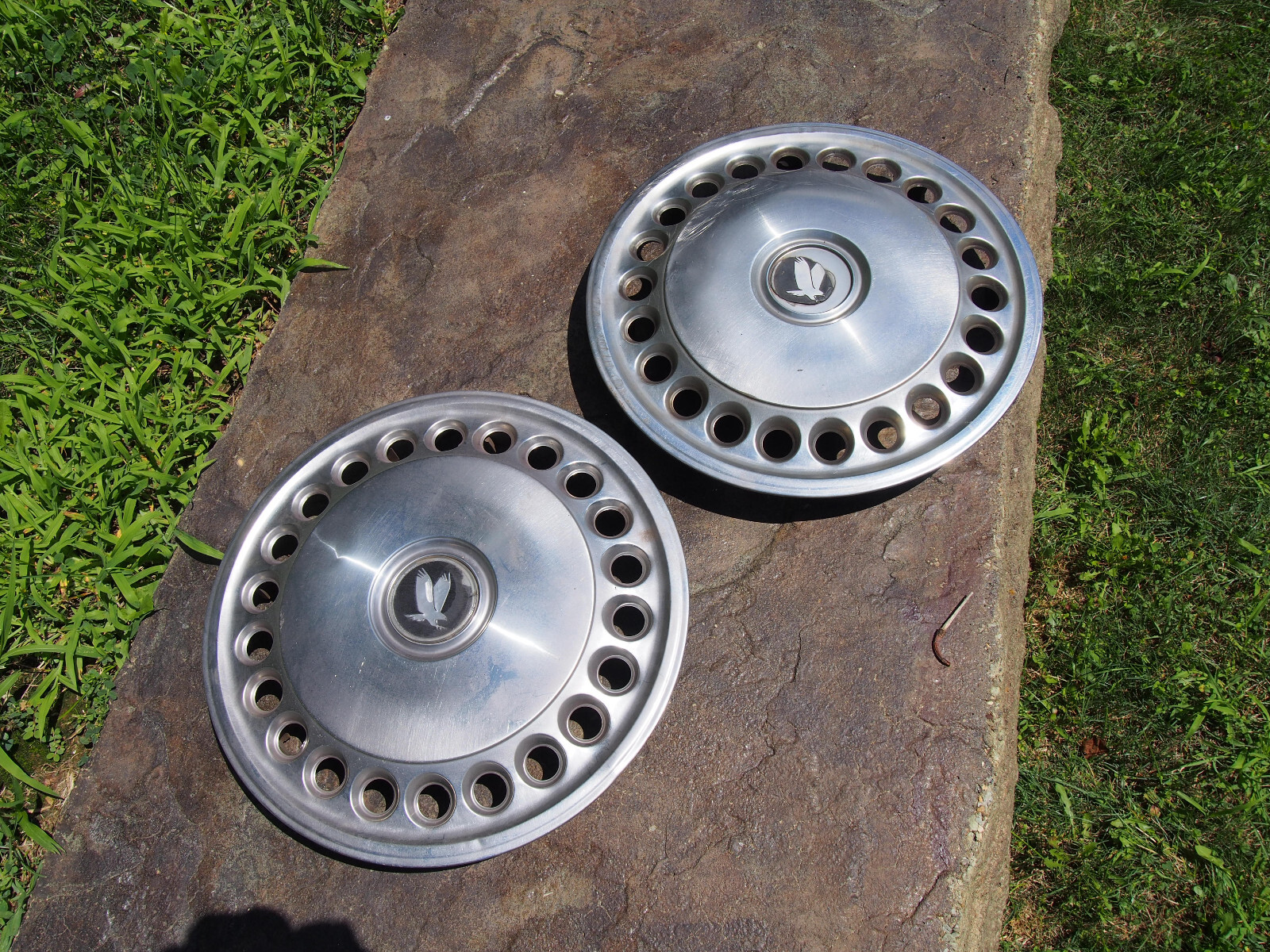 OEM Buick Skyhawk 1986~1989 Stainless Steel Hub Caps Wheel Covers 13 ...