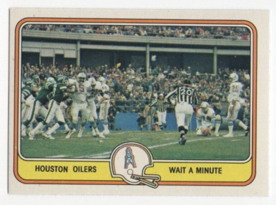 1981 Fleer Team Action Houston Oilers Football Card #21 - Free Shipping ...