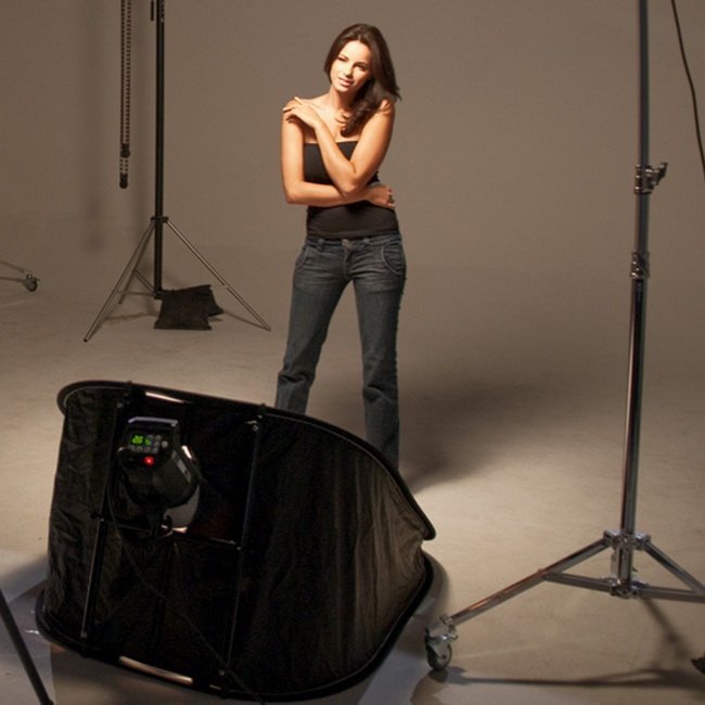 Indirect Floor Softbox Reflector Integrated H Bracket For Flash Mount ...