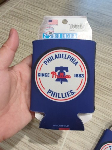 new philadelphia phillies can cooler 2 sided-design Made In Usa | eBay