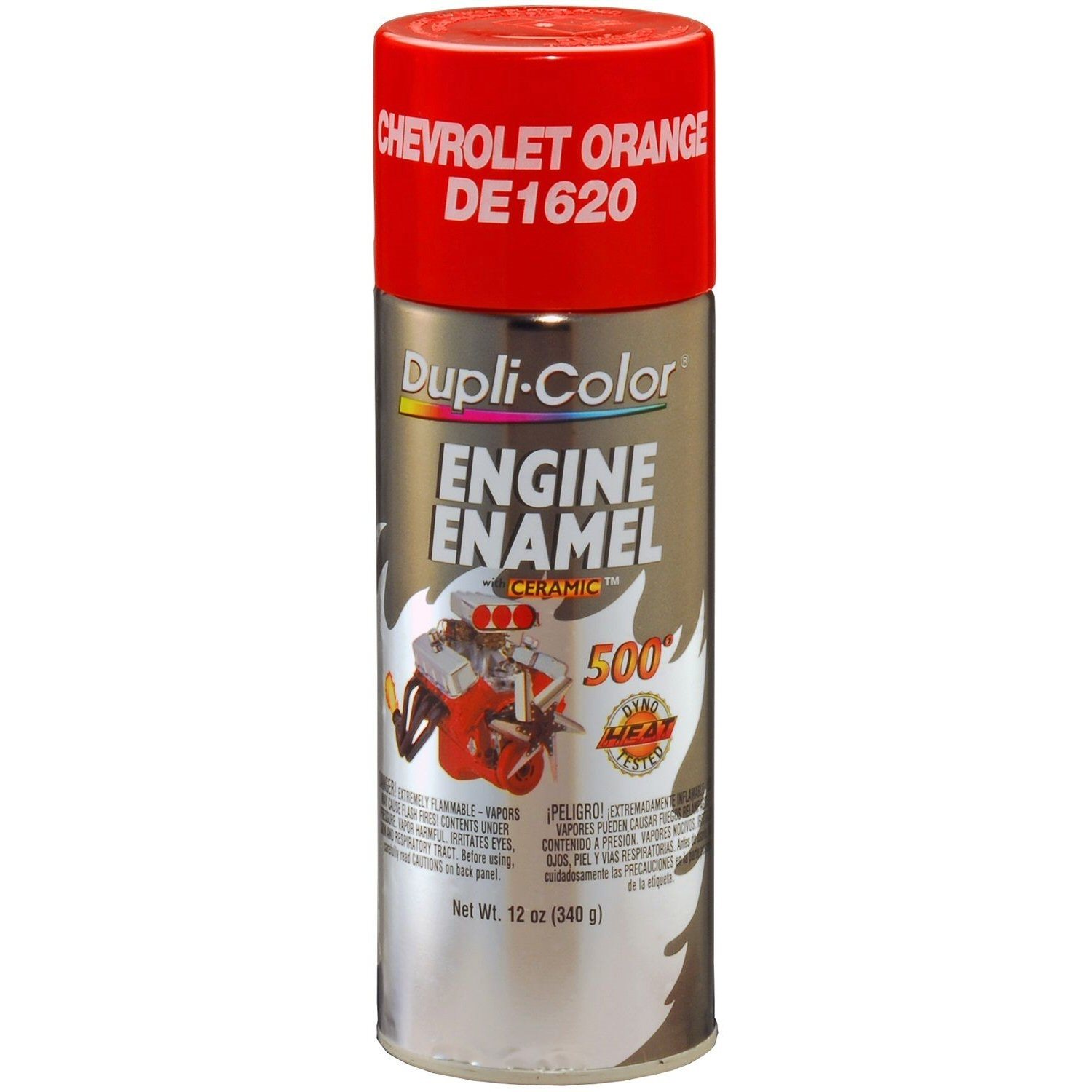 Duplicolor DE1620 Chevrolet Orange Motor Engine Spray Paint Aerosol ...