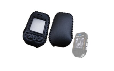 Compustar Prime T12 Leather Case | 2 Way Remote | Remote Key Fob Case