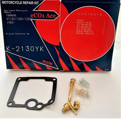 YAMAHA XT125 XT200 KEYSTER CARBURETOR CARB REBUILD REPAIR KIT SEE ...