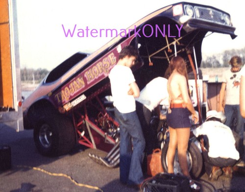 "Trojan Horse" Larry Fullerton & "Emel" Ford Mustang NITRO Funny Car ...