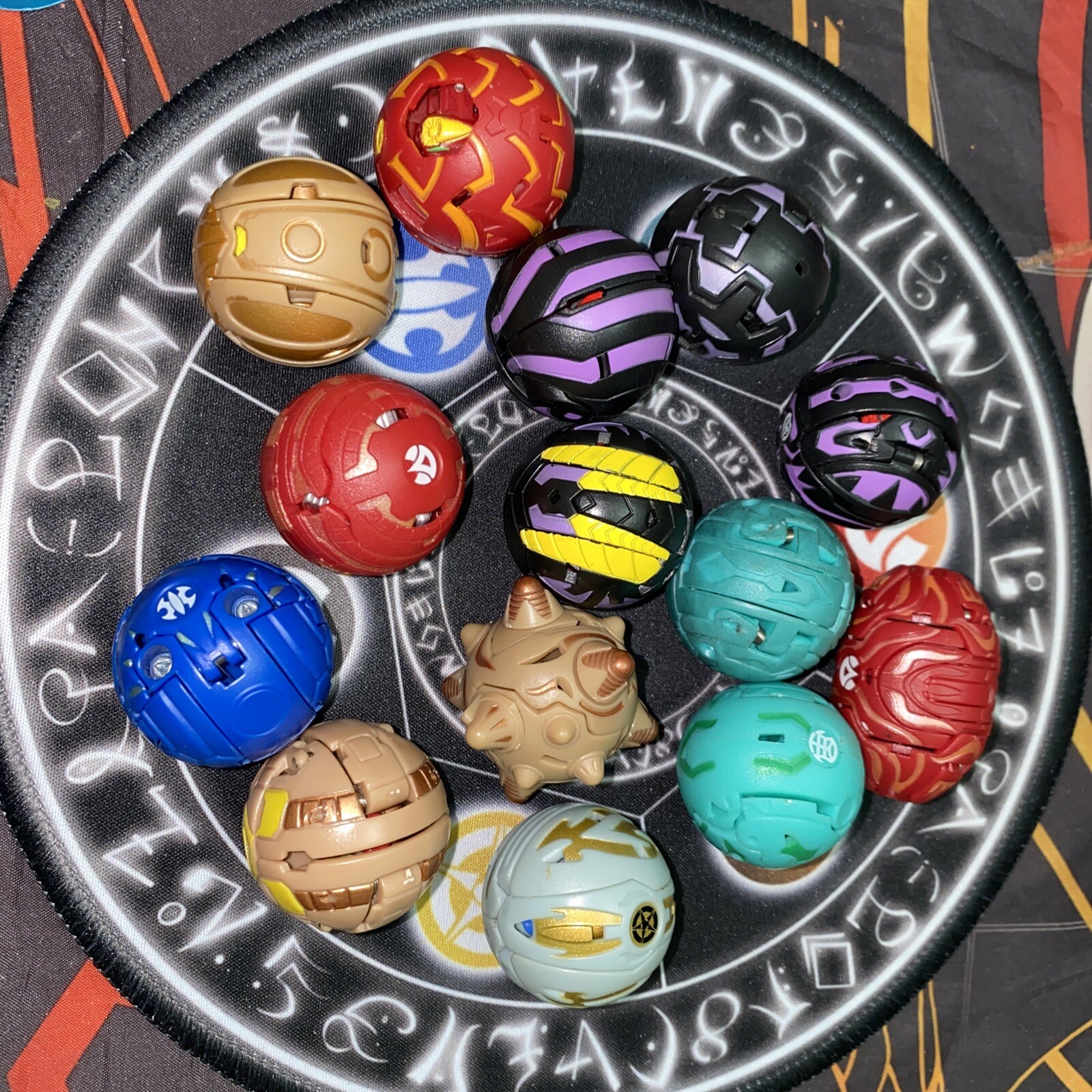 Bakugan Battle Brawlers Lot of 14 Skyress Gorem Sirenoid Oberus ...