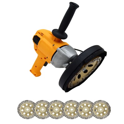 Concrete Cement Floor Wall Rough Grinder Roughing Machine 3000r/min ...