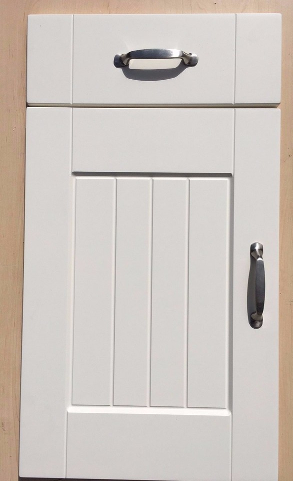 FP Ivory shaker T&G Panel kitchen cupboard doors/drawers to fit Howdens ...