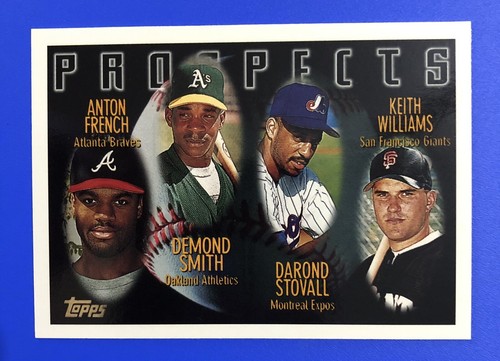 1996 Topps #437 Anton French Demond Smith Darond Stovall Keith Williams ...
