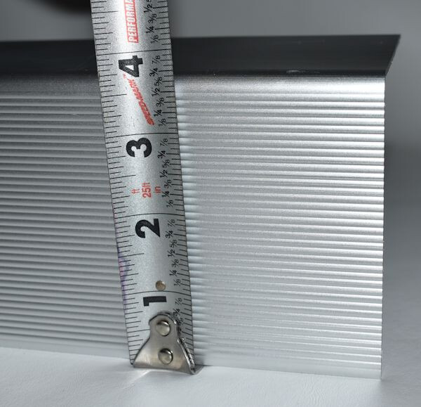 Pontoon Boat Edge Trim, Deck Trim, Aluminum Edge Trim - (12) 8ft Pieces ...