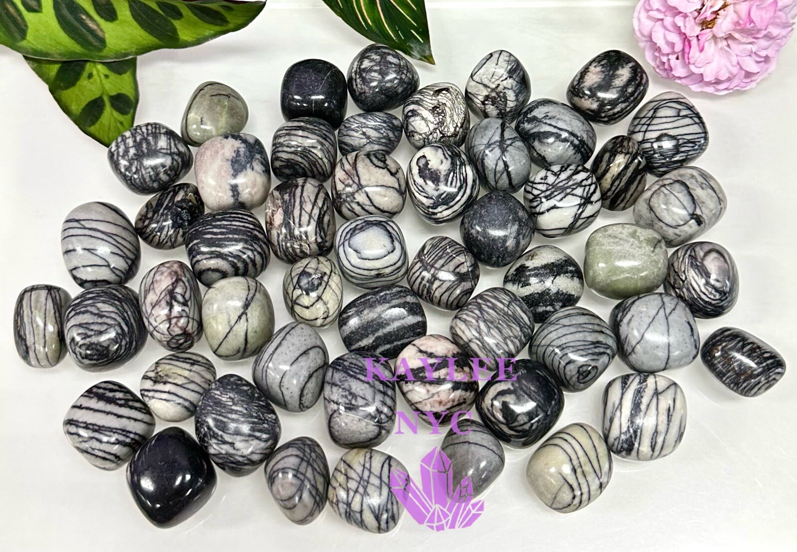 Wholesale Lot 2 Lbs Natural Picasso Jasper Network Jasper Tumble ...