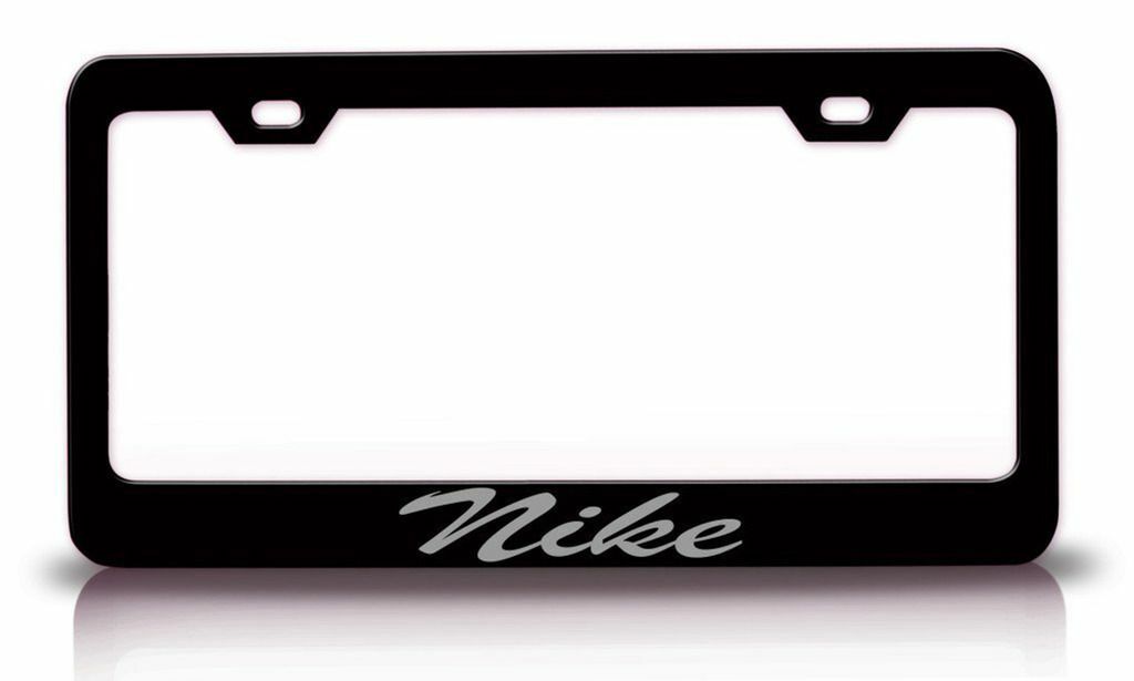 NIKE Female Name Steel License Plate Frame Bl | eBay