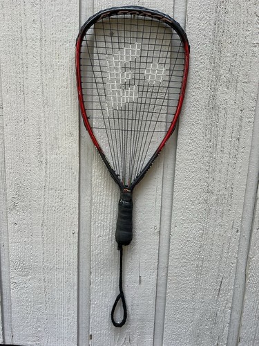 E-Force Warhead Racquetball Racquet Red 10.5" Cross String Black 22 ...