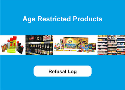 Refusal Record / Refusal Log / Refusal Book for age restricted products ...