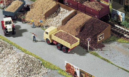 BUSCH 1/87 scale ~ 'COBBLESTONE STREET' ~ FLEXIBLE ROADWAY 100 cm long ...