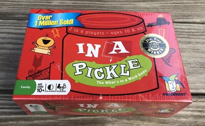 In A Pickle Board Game Family Fun Night Kids Adults Fun Brand New ...