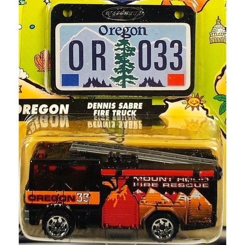 Matchbox Across America 50th Birthday Series OREGON DENNIS SABRE FIRE ...