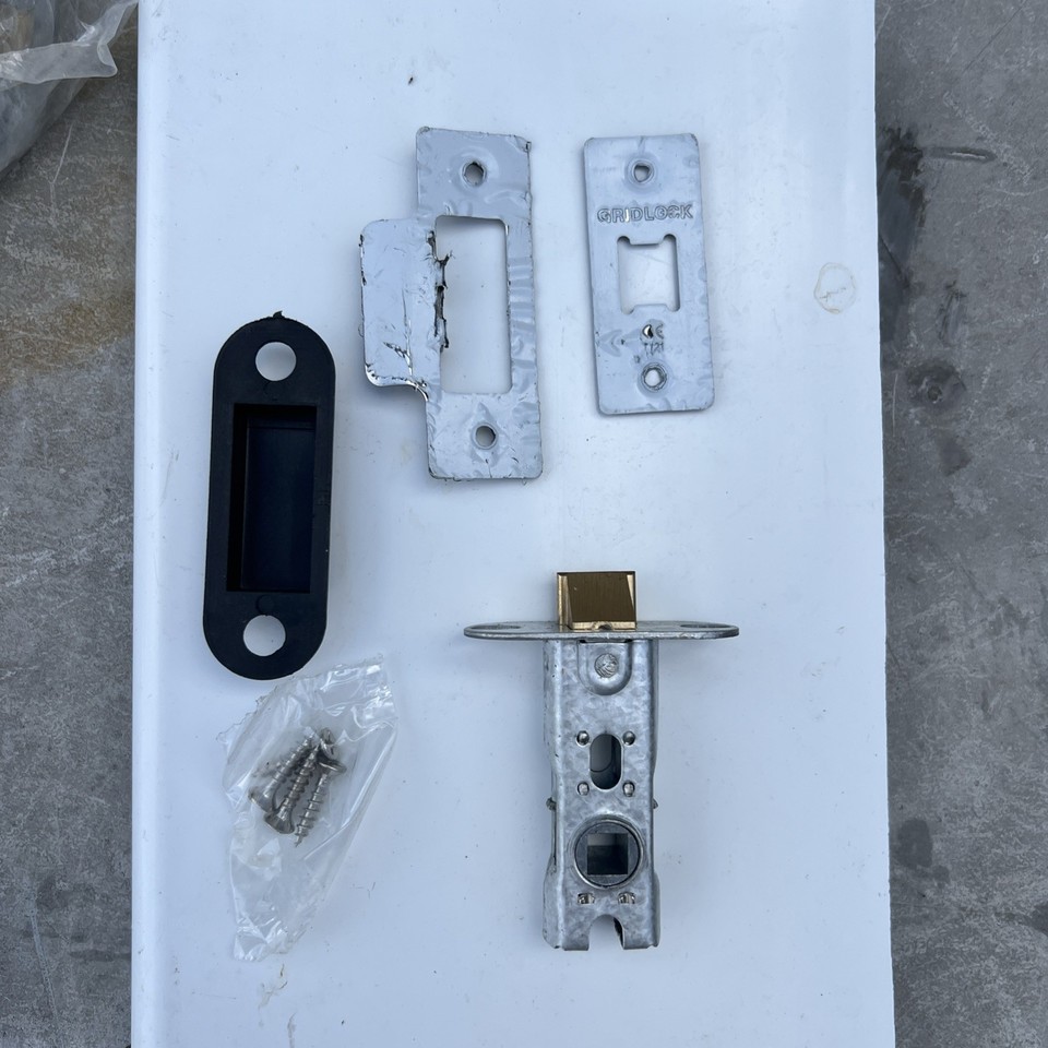 Gridlock 65mm Tubular Latch – Square Forend – Secure Internal Door ...