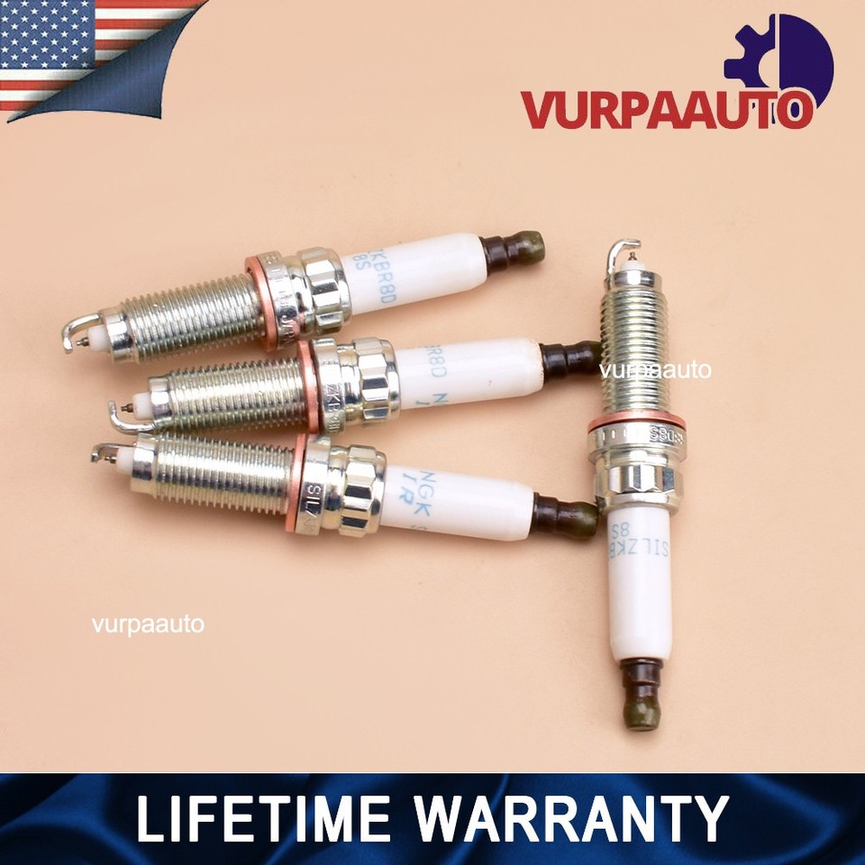 NEW 4PCS Laser Iridium Spark Plugs 97506 SILZKBR8D8S For NGK BMW ...