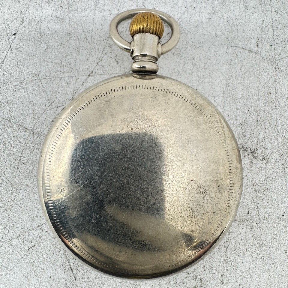 Antique 18s Philadelphia Coin Edge Open Face Pocket Watch Case ...