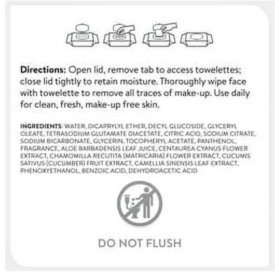 Equate Beauty Exfoliating Wet Cleansing Towelettes with Cucumber, Aloe ...