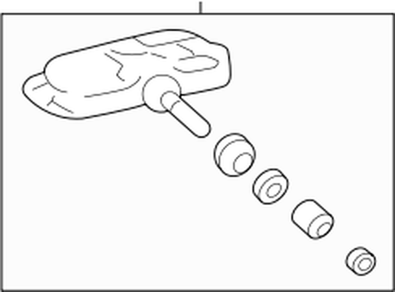 42607-48010 Toyota Valve sub-assy, tire pressure monitor 4260748010 ...