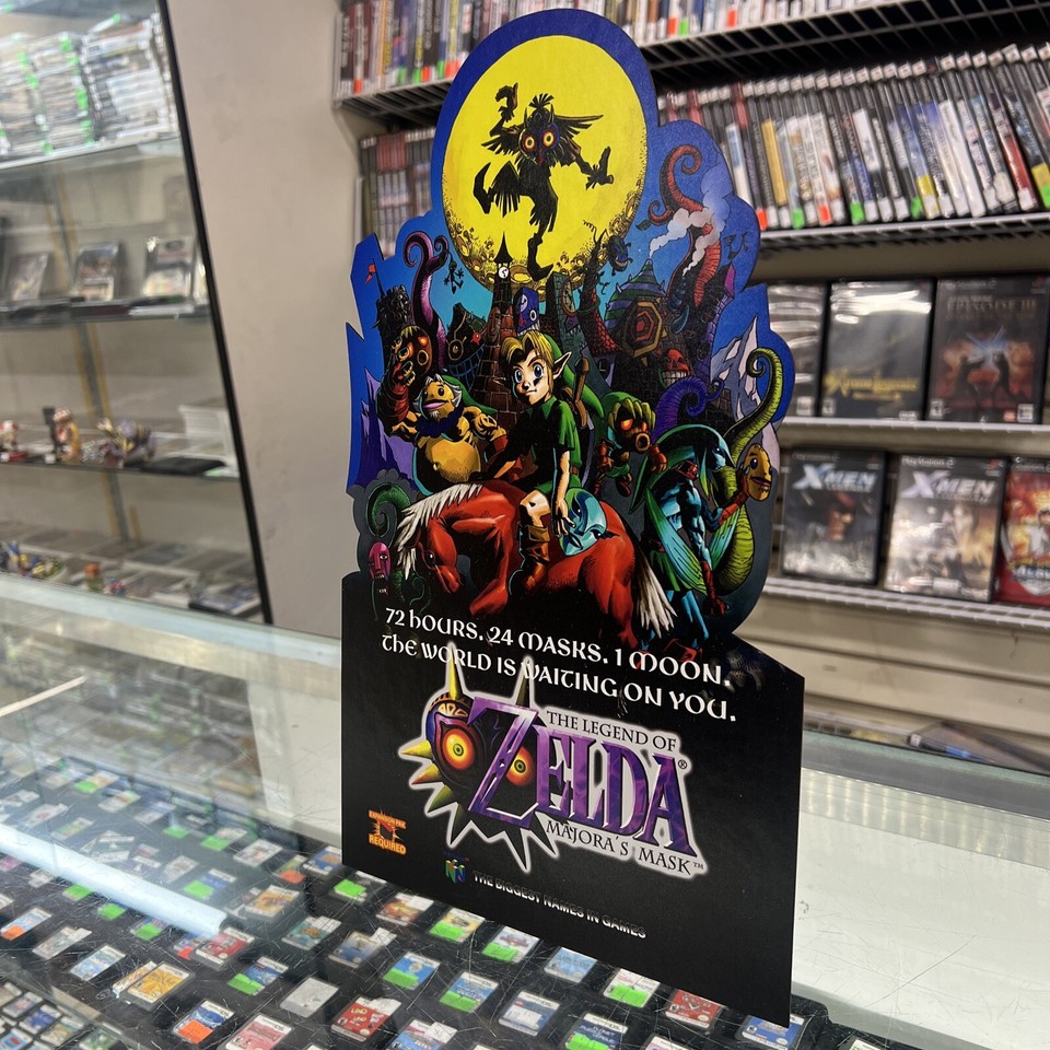 The Legend of Zelda: Majora's Mask For Nintendo 64 Standee | eBay