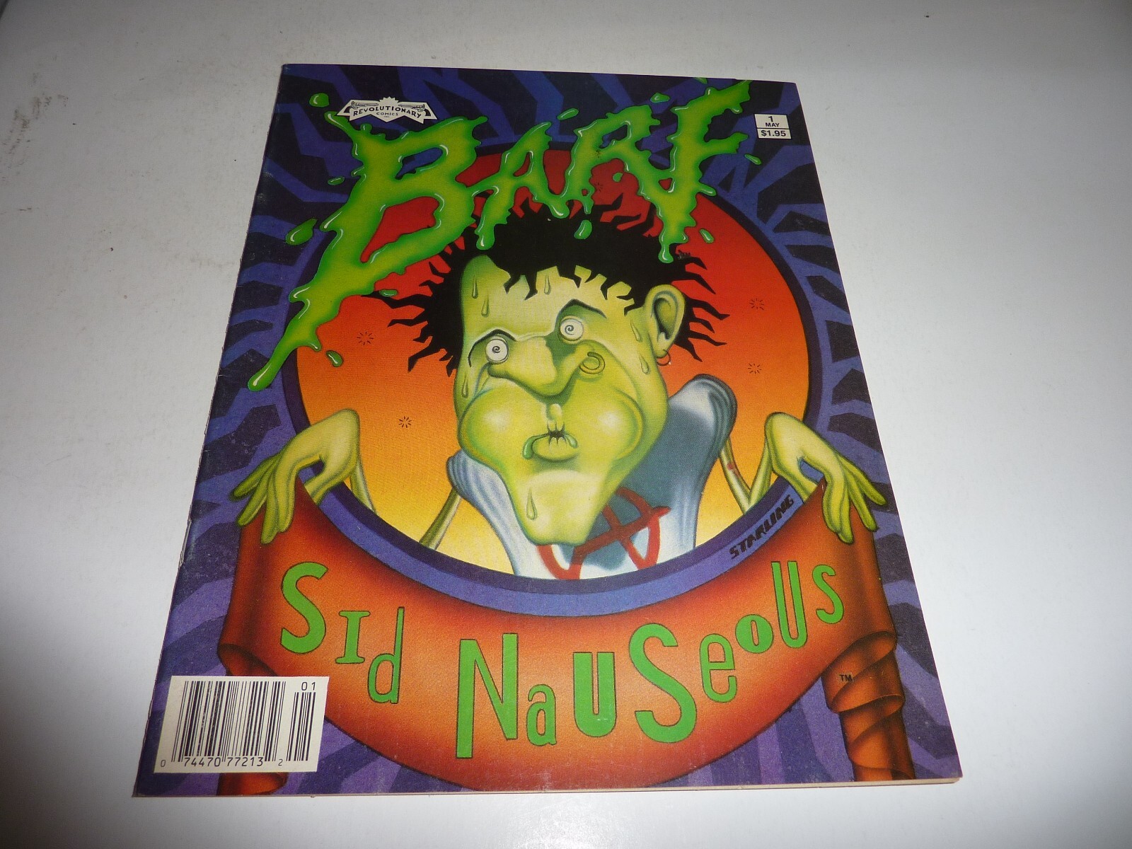 BARF #1 Revolutionary Comics May 1990 Parody Magazine Guns N' Roses VF ...