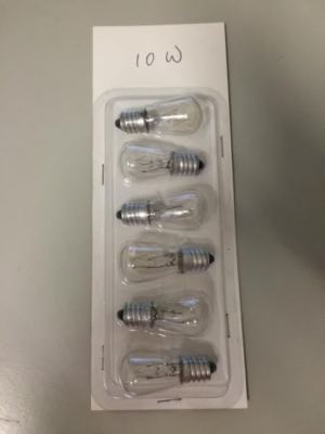 6 x 10watt Light Globe - narrow neck ES Bulbs | eBay Australia