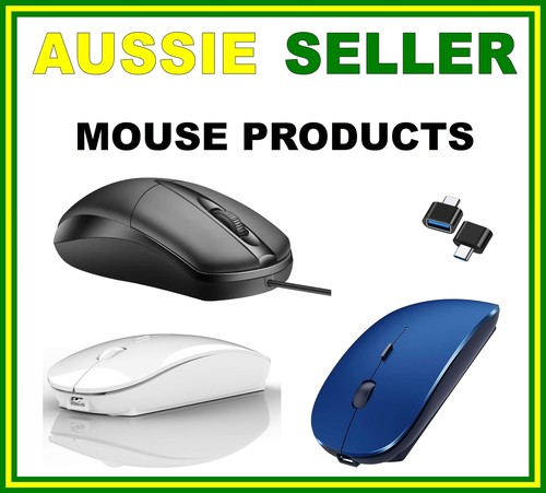 Optical Mouse for PC Notebook Macbook Windows Wired USB Wireless ...