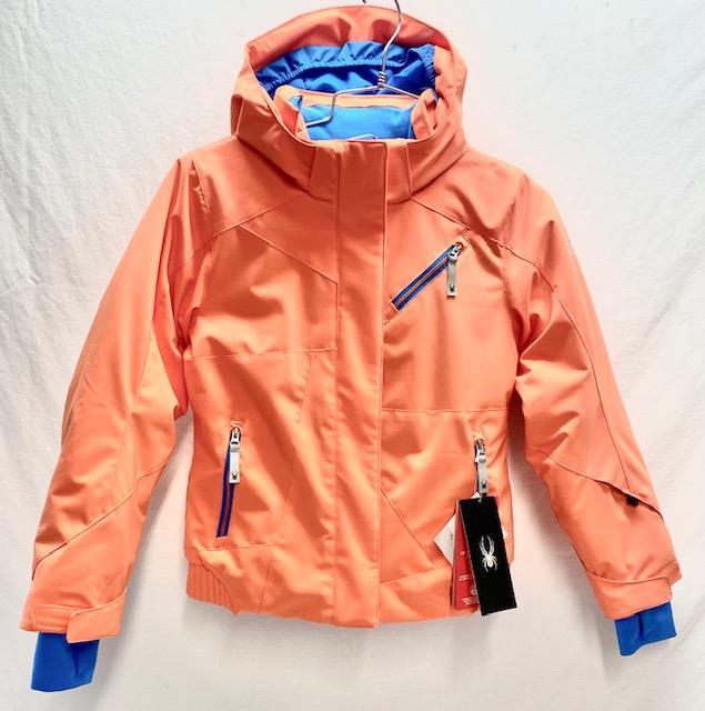 Spyder Girls Lola Snow Ski Snowboard Jacket Coral Sz 12 NEW | eBay