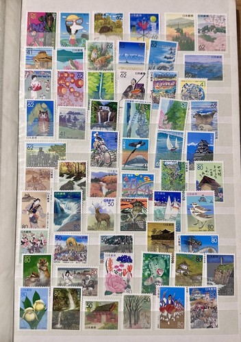 BEAUTIFUL 58 MNH DIFFERENT JAPAN STAMPS COLLECTION (SHEET NOT INCLUDED ...