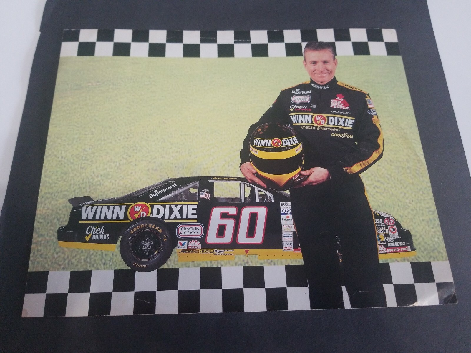 1994 MARK MARTIN "WINN DIXIE GREEN BACKGROUND" #60 NASCAR BUSCH SERIES ...