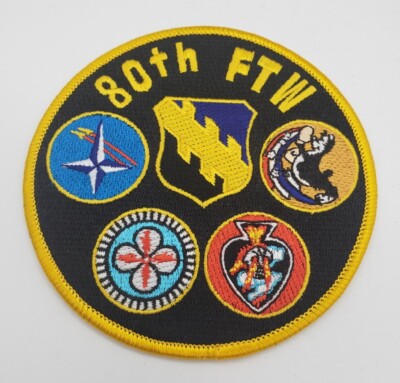 USAF 80th flying training wing Us Air Force Patch Military Color | eBay