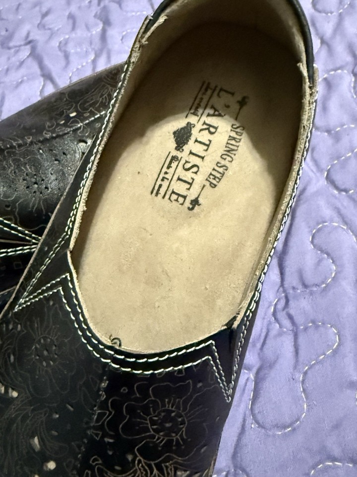 Spring Step L Artiste Slip-On Sandals Leather, Size 38 | eBay