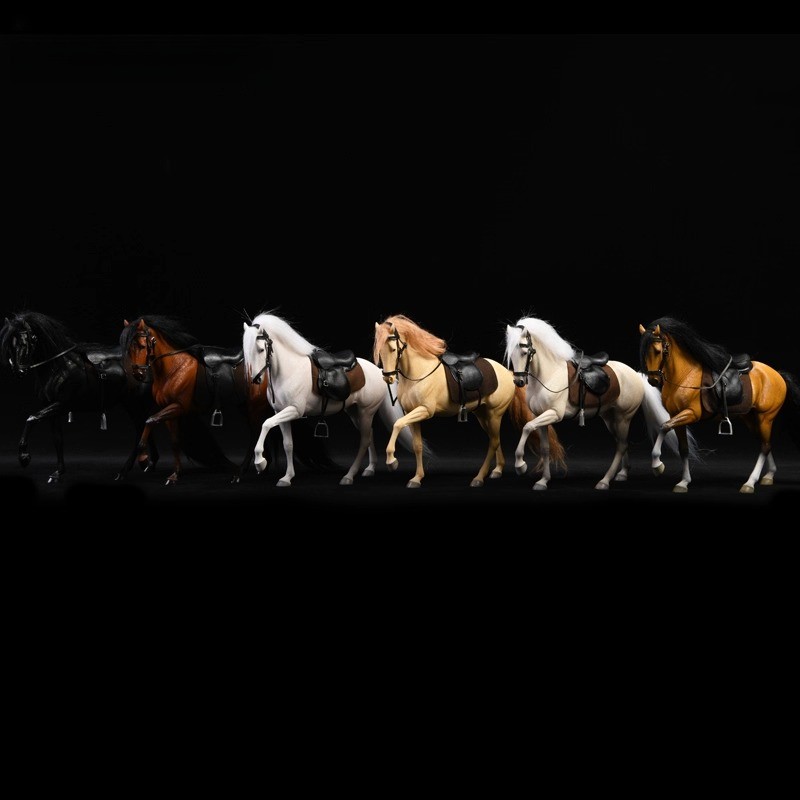 1/12 Scale Ili Horse Model Animal Figure for 6" Figures Prop Sence ...