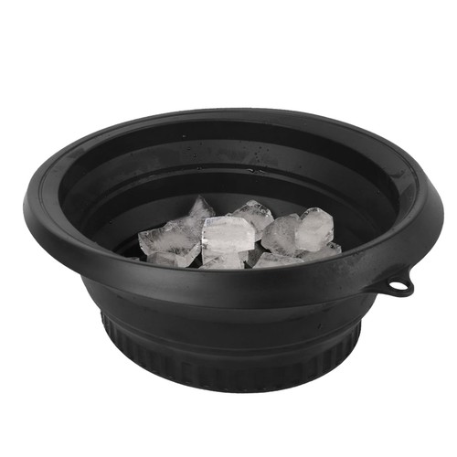 Face Ice Bath Bowl Quick Cooling Foldable Silicone Wash Basin With ...