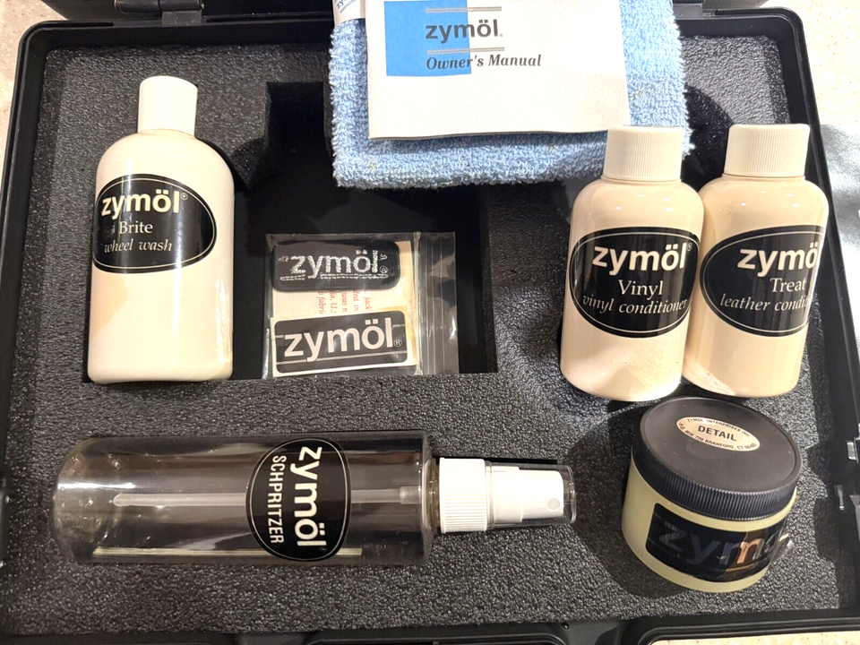 ZYMOL HARD CASE AUTO DETAIL KIT STORAGE CONTAINER 14x13x4.75 (NO WAX ...
