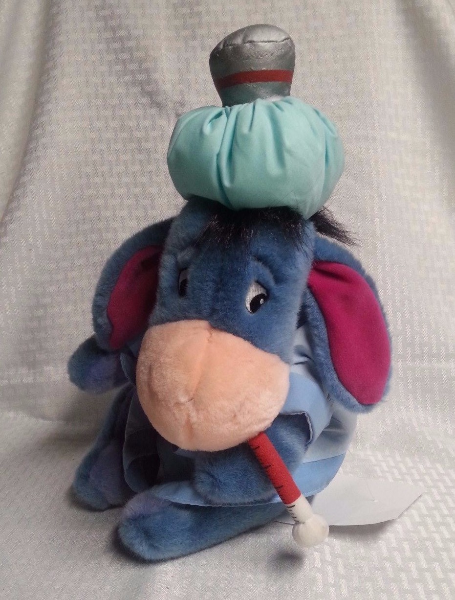 Winnie The Pooh Get Well Eeyore Plush 13" Stuffed Animal Disney ...