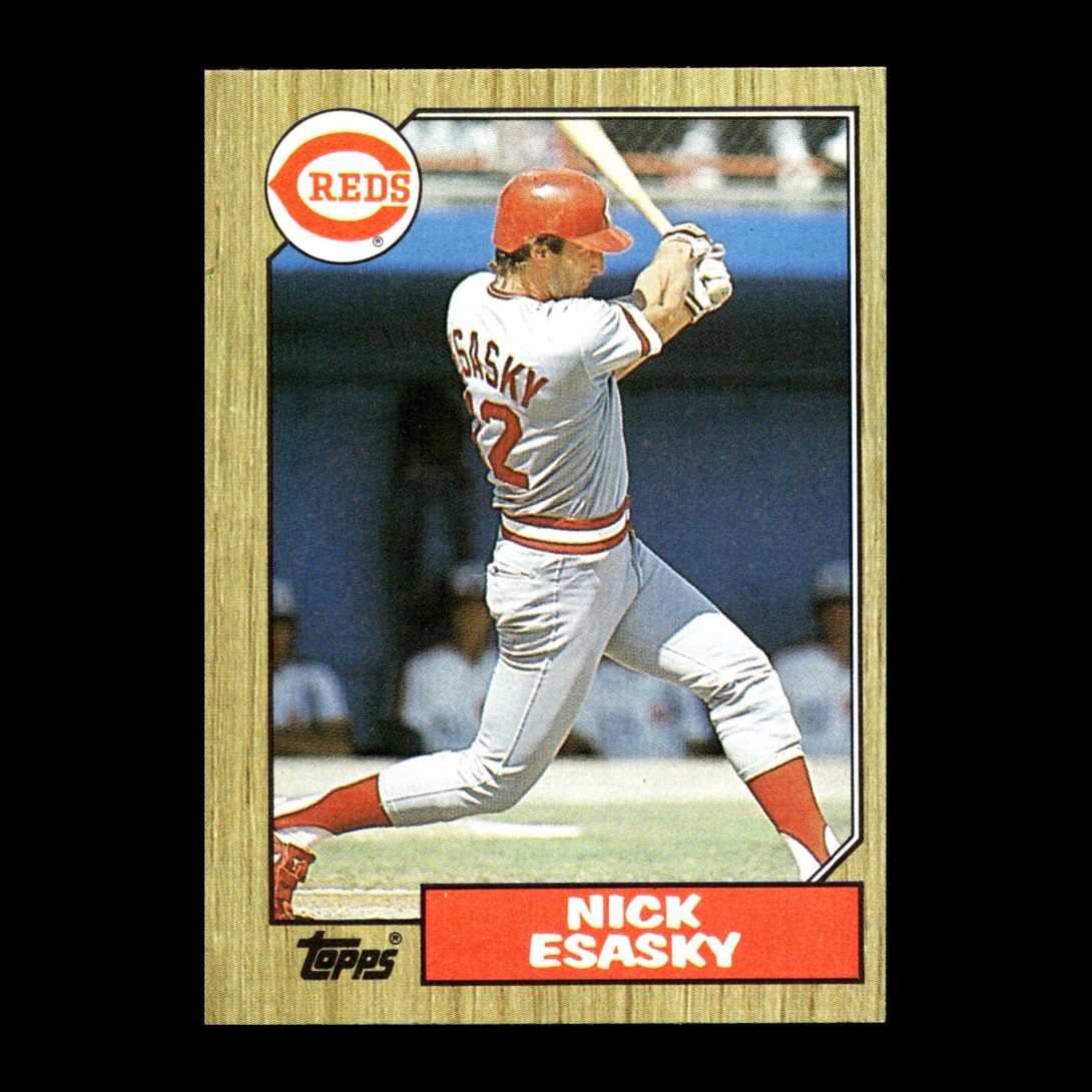 Nick Esasky 1987 Topps Cincinnati Reds #13 Set Break R305 | eBay