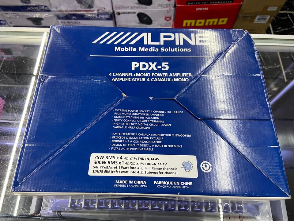 ALPINE PDX-5 5-CHANNEL CAR AMPLIFIER *CLASSIC* | eBay