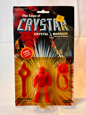 1982 Remco The Saga Of Crystar MAGMA MAN Chaos Action Figure Factory ...