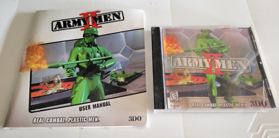 Army Men II 2 PC Video Game / 3DO / Real Combat Plastic Men 1999 w ...