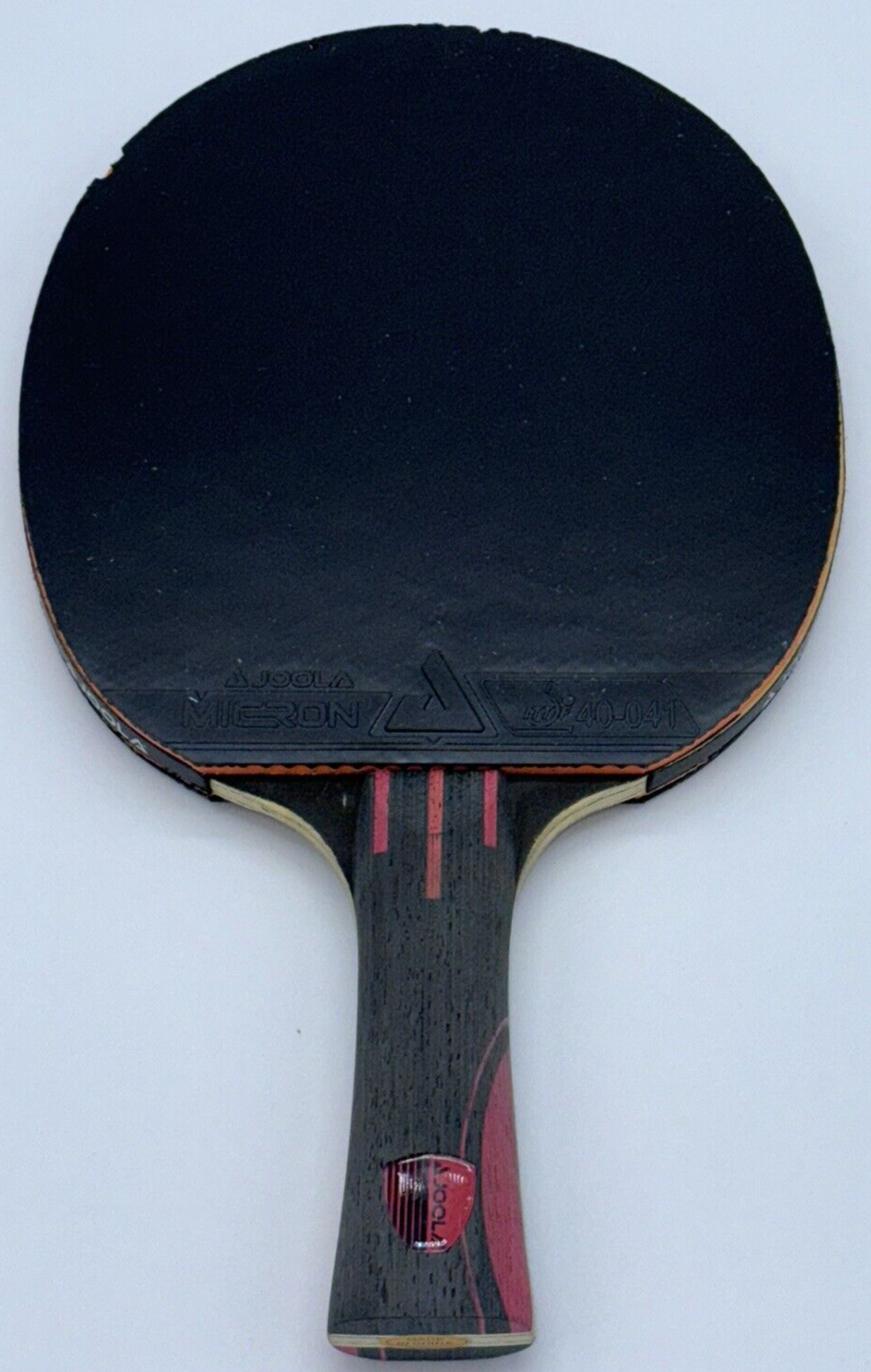 JOOLA Infinity Overdrive Ping Pong Paddle Red Black Micron 48 Carbon ...