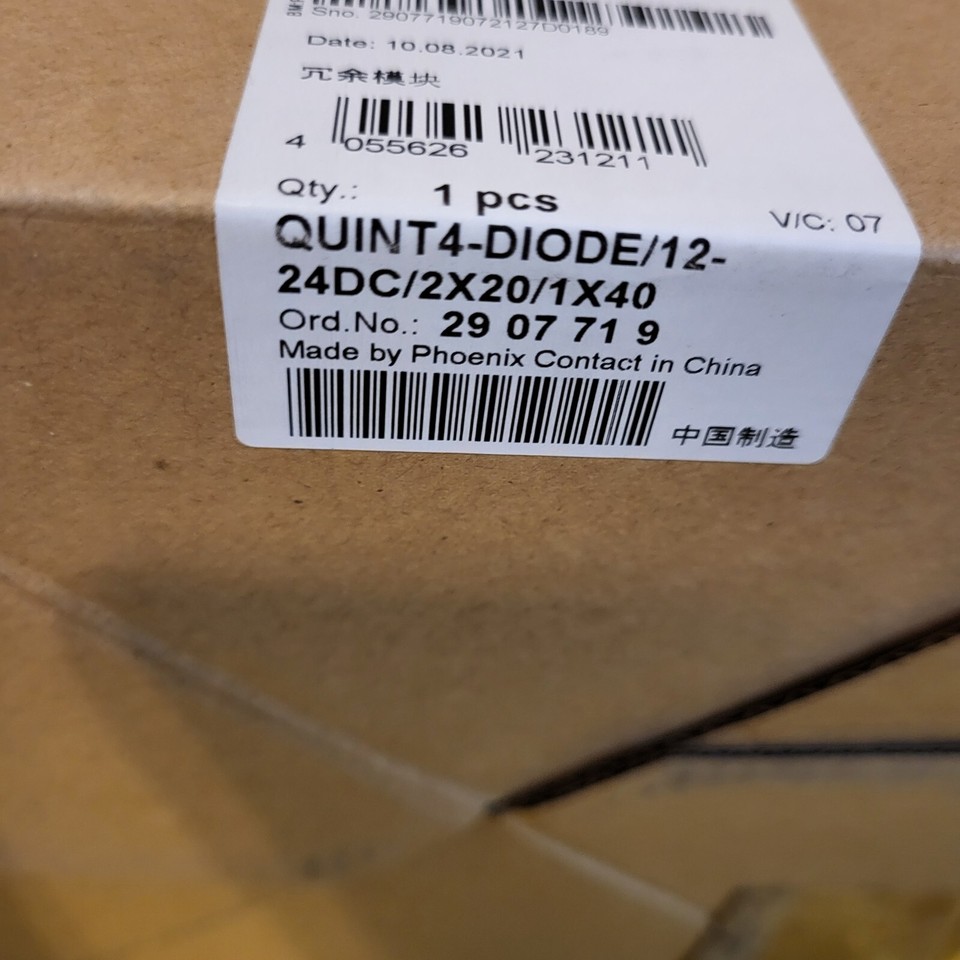 Phoenix Contact 2907719 DIN rail diode module 12-24 V DC/2x20 A or 1x40 ...