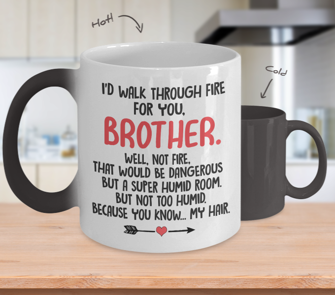 To My Brother Coffee Mug Birthday Gift From Brother Sister Funny ...