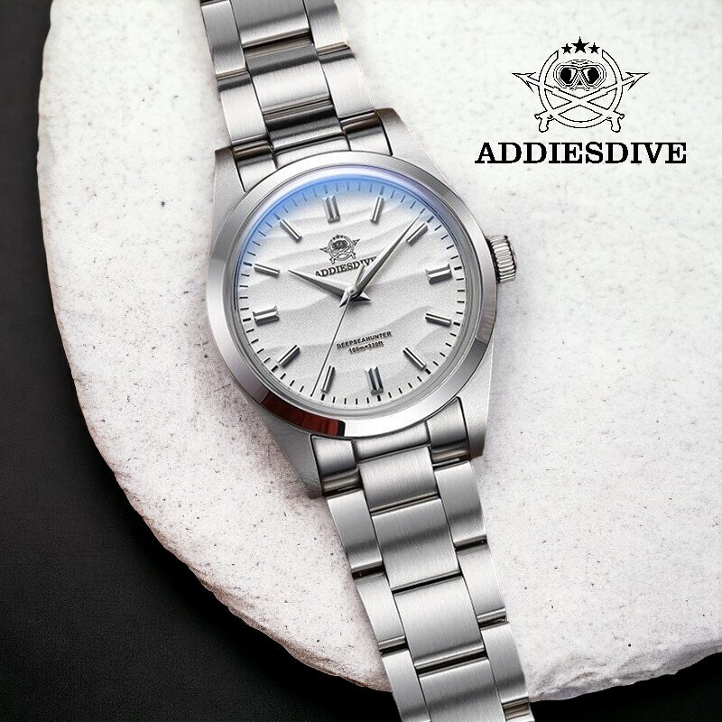 36MM Addiesdive Quartz Deep-Sea Diver 100M Waterproof Shockproof ...