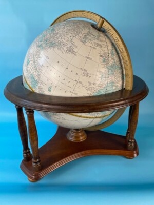Crams 12 Inch Imperial World Globe with Maplewood Stand | eBay