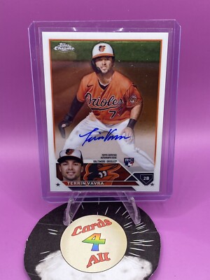2023 Topps Chrome Update Terrin Vavra Auto Autograph RC Rookie ORIOLES ...